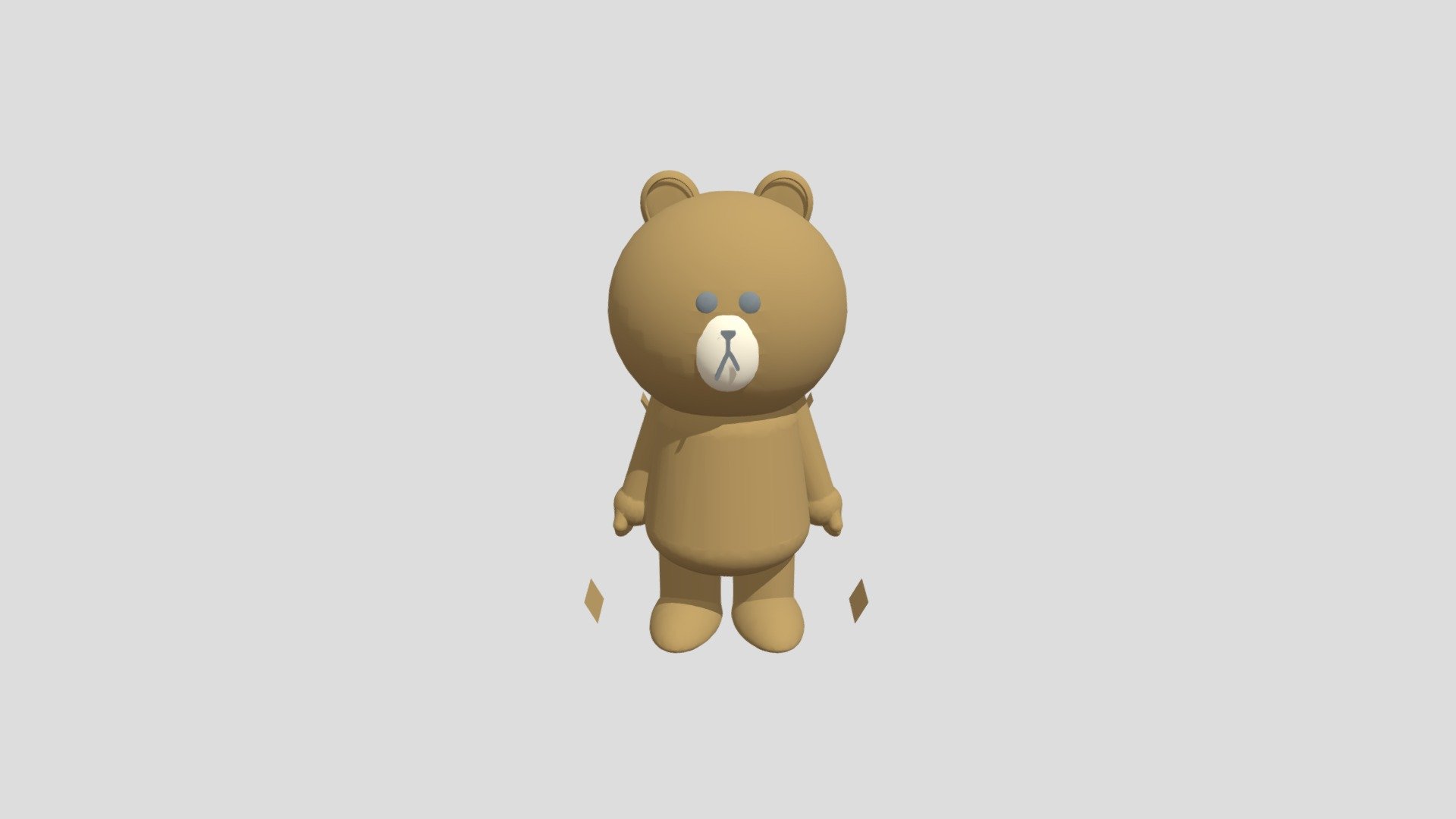 line bear - Download Free 3D model by ssttsstt456 [4934cdd] - Sketchfab