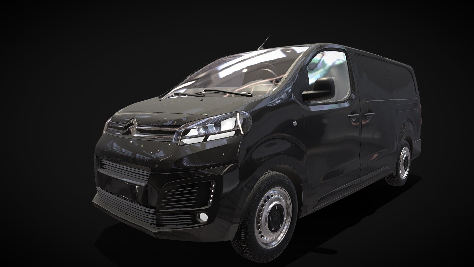Citroen Dispatch Van - Buy Royalty Free 3D model by Raj prajapat ...