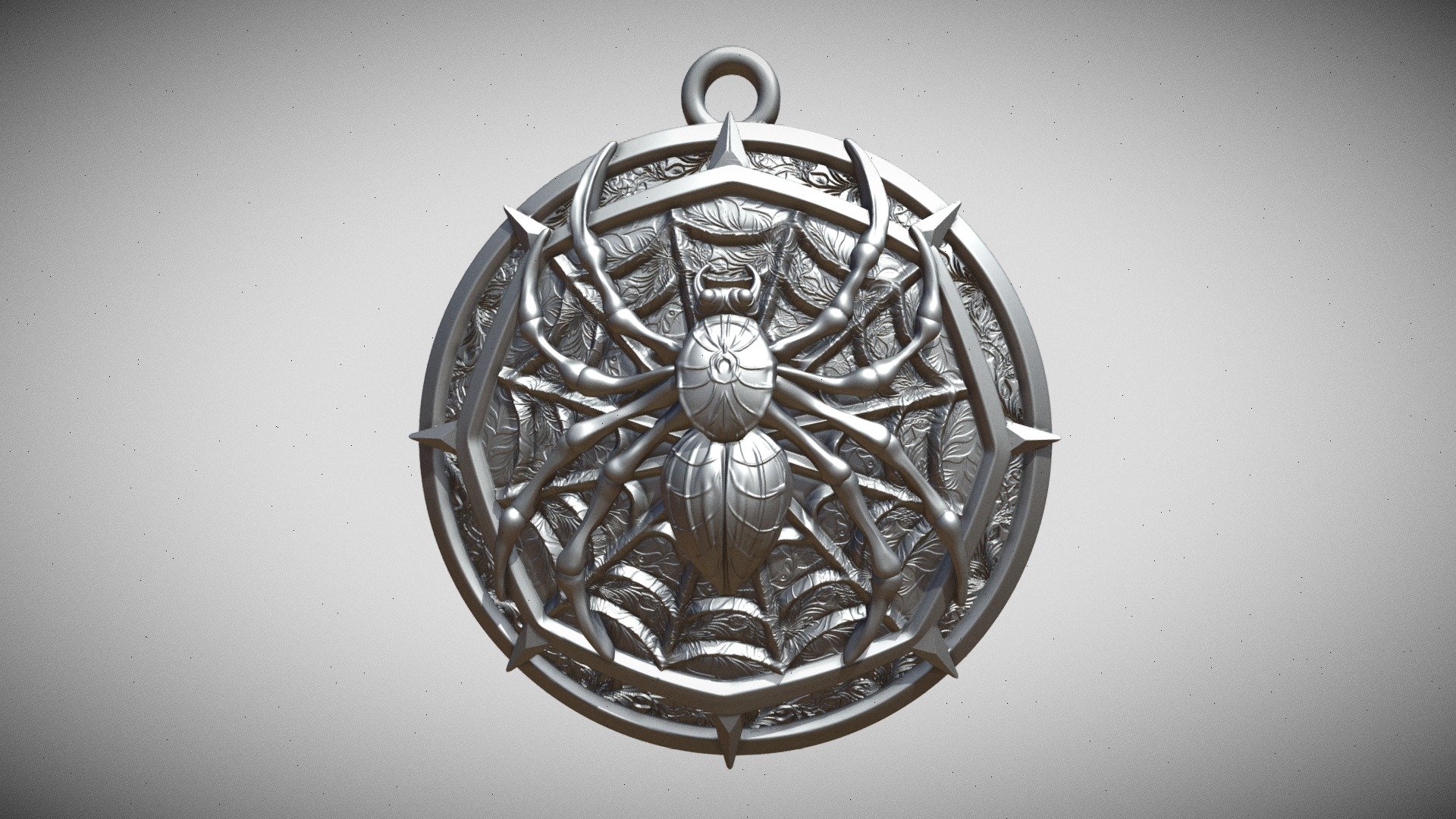 SPIDER_MEDALLION - Buy Royalty Free 3D model by spartankaKst [4935436 ...