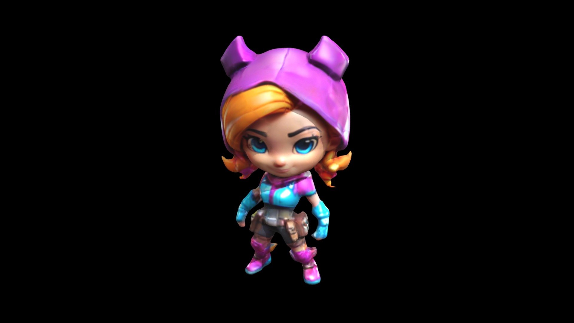 Brawny Girl - Download Free 3D model by klrxyz [49358ee] - Sketchfab