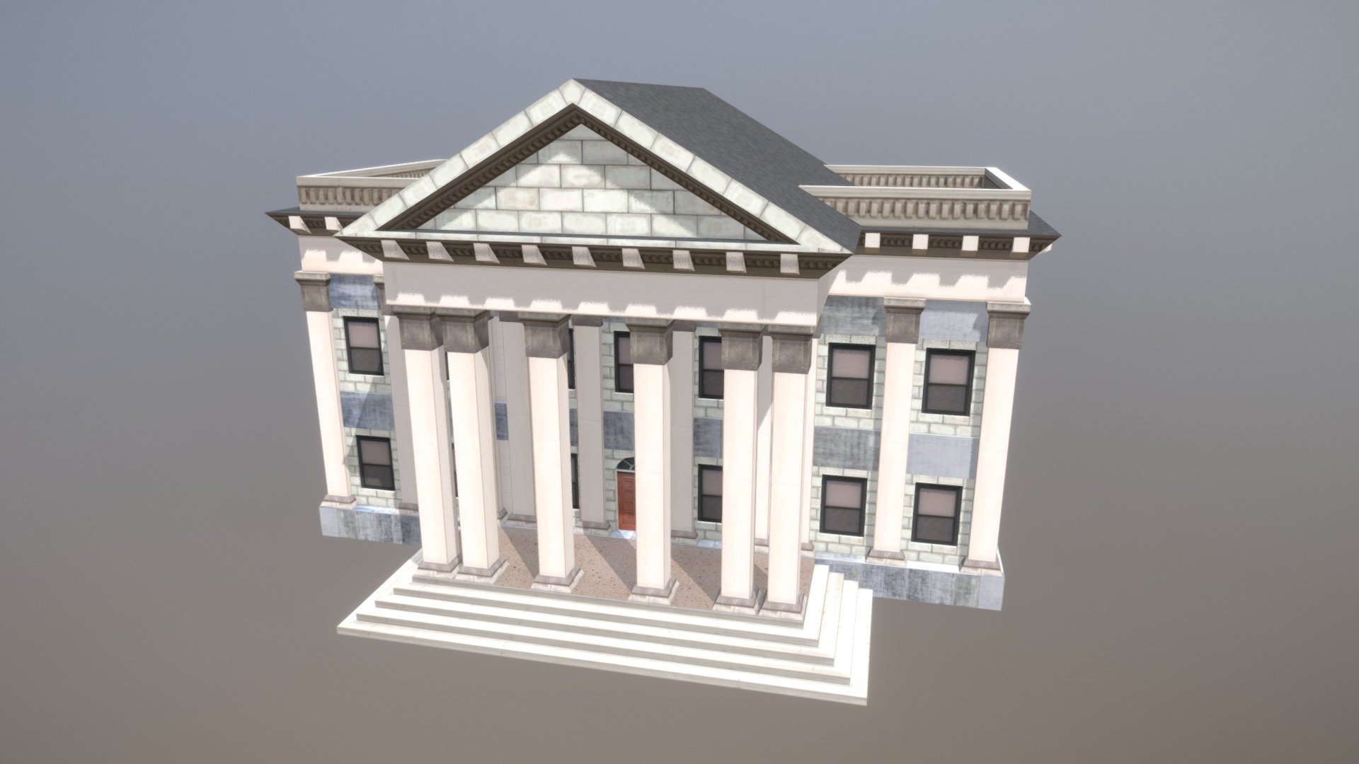 Roman Building - 3D model by Max (@maxwellnichols) [4936463] - Sketchfab