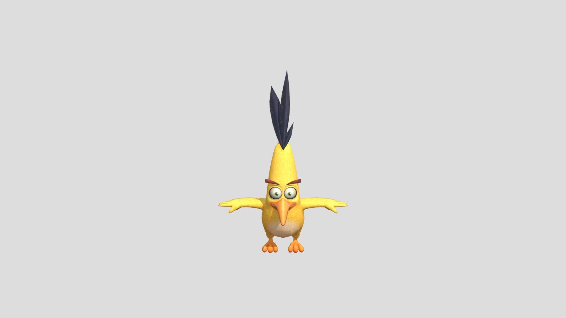 Angry Birds - Chuck - Download Free 3D model by 3D by Renato👽 ...