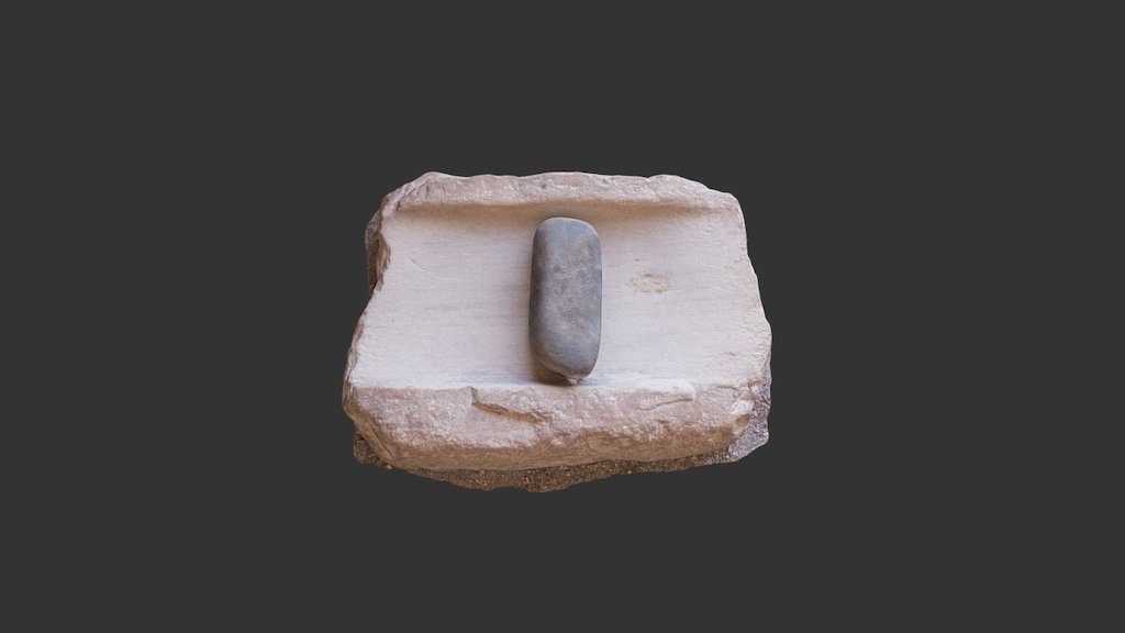 Metate and mano - Tonto NM Lower Ruin - 3D model by doctorlp [49385ee ...