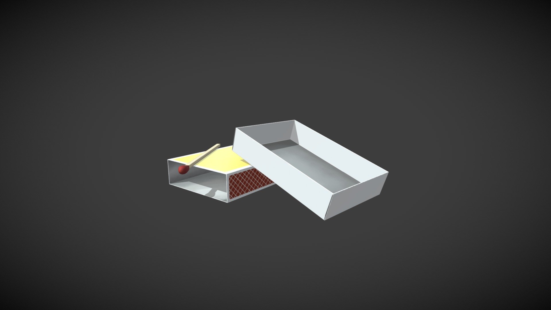 Hand-painted Matchbox - 3D model by aparna3d [493a6b5] - Sketchfab