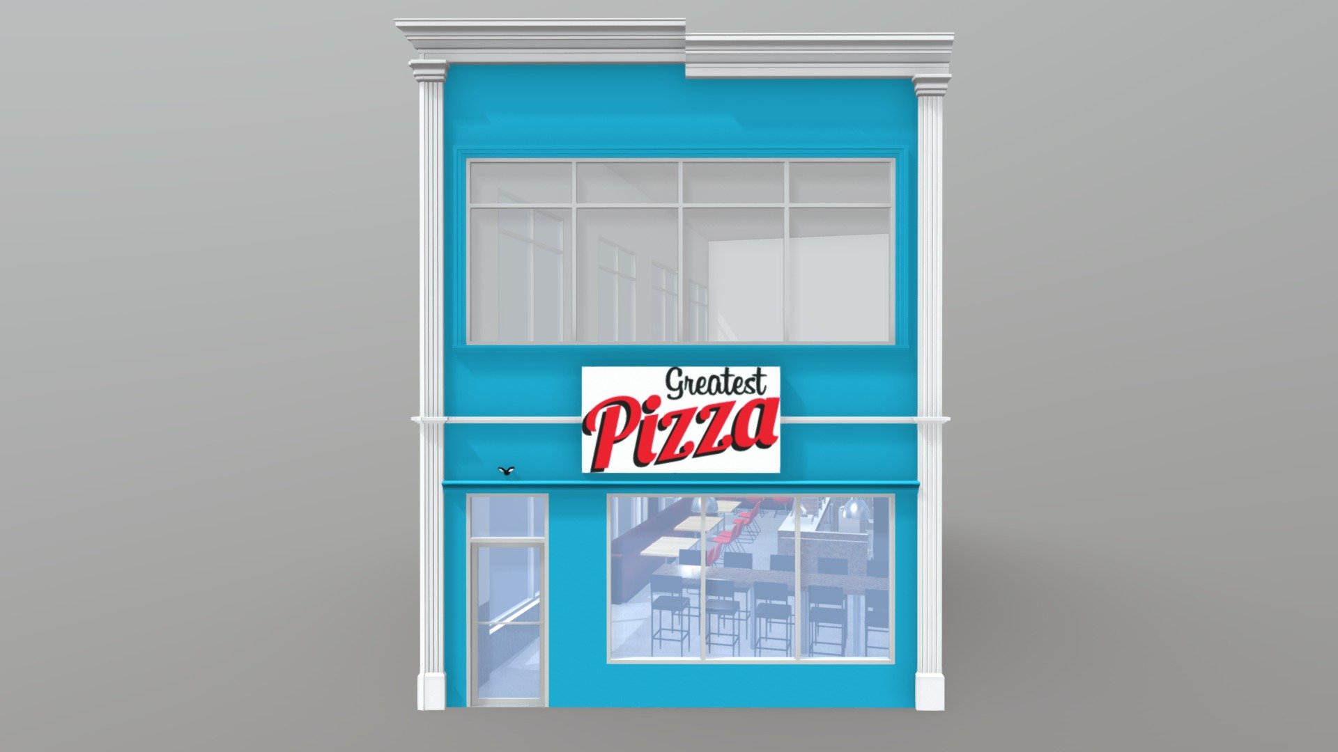 1 - Pizzeria - 3D model by ancmarketingpartner [493adf0] - Sketchfab