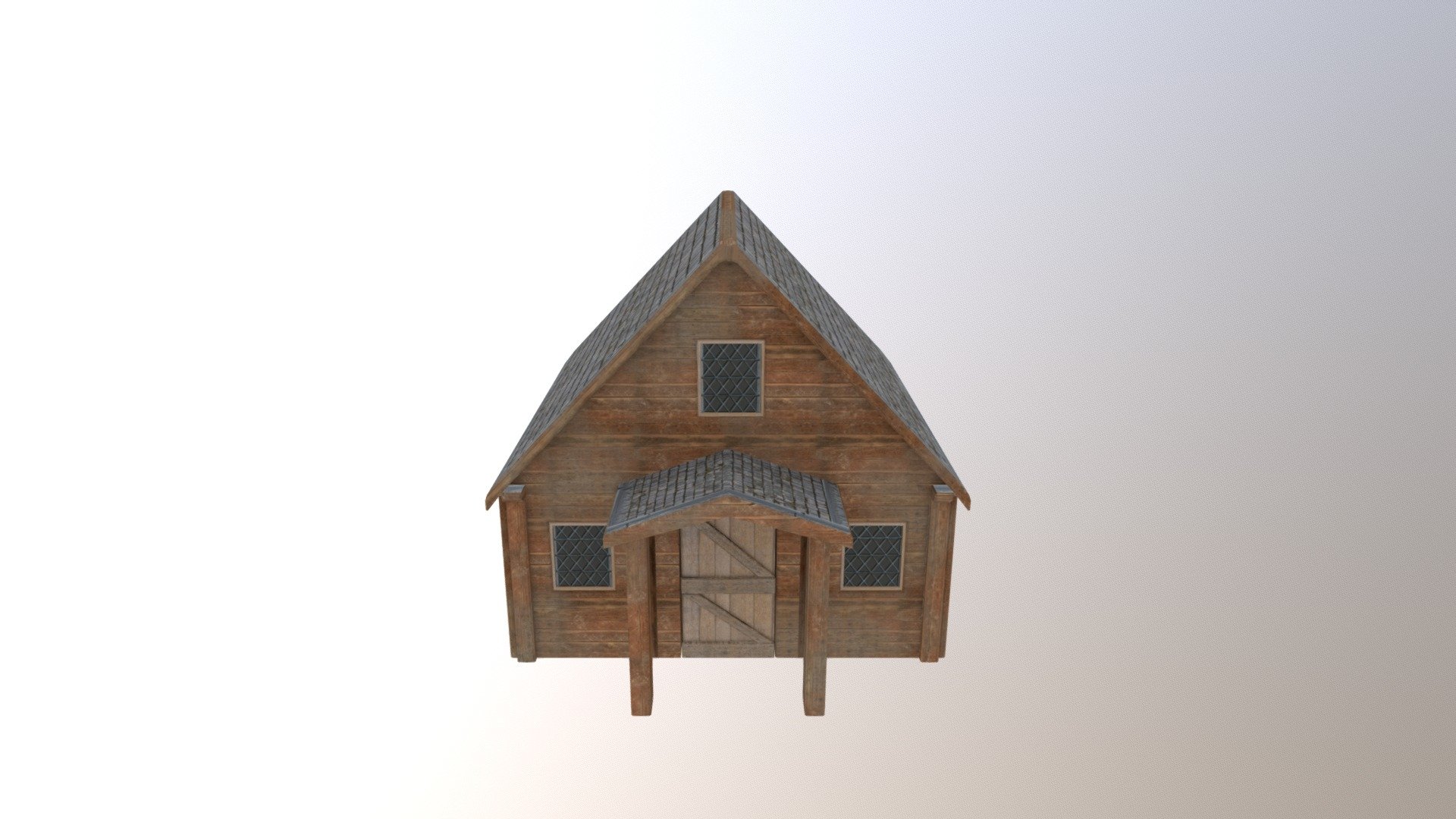 Medieval Log Cabin - 3D model by Halon_Keiser [493c51a] - Sketchfab