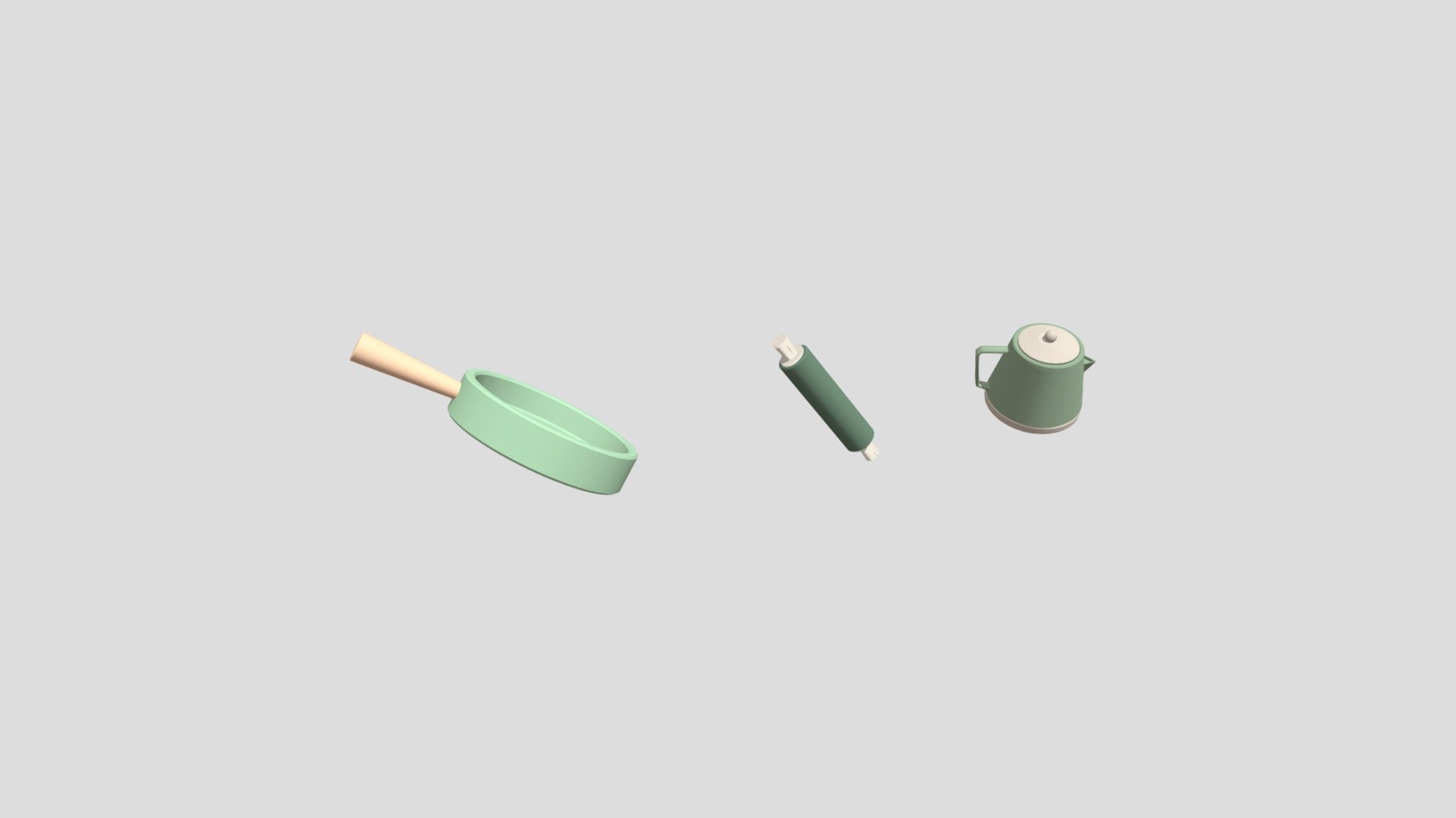 Free low poly kitchen tools pack - Download Free 3D model by Karaz3d ...