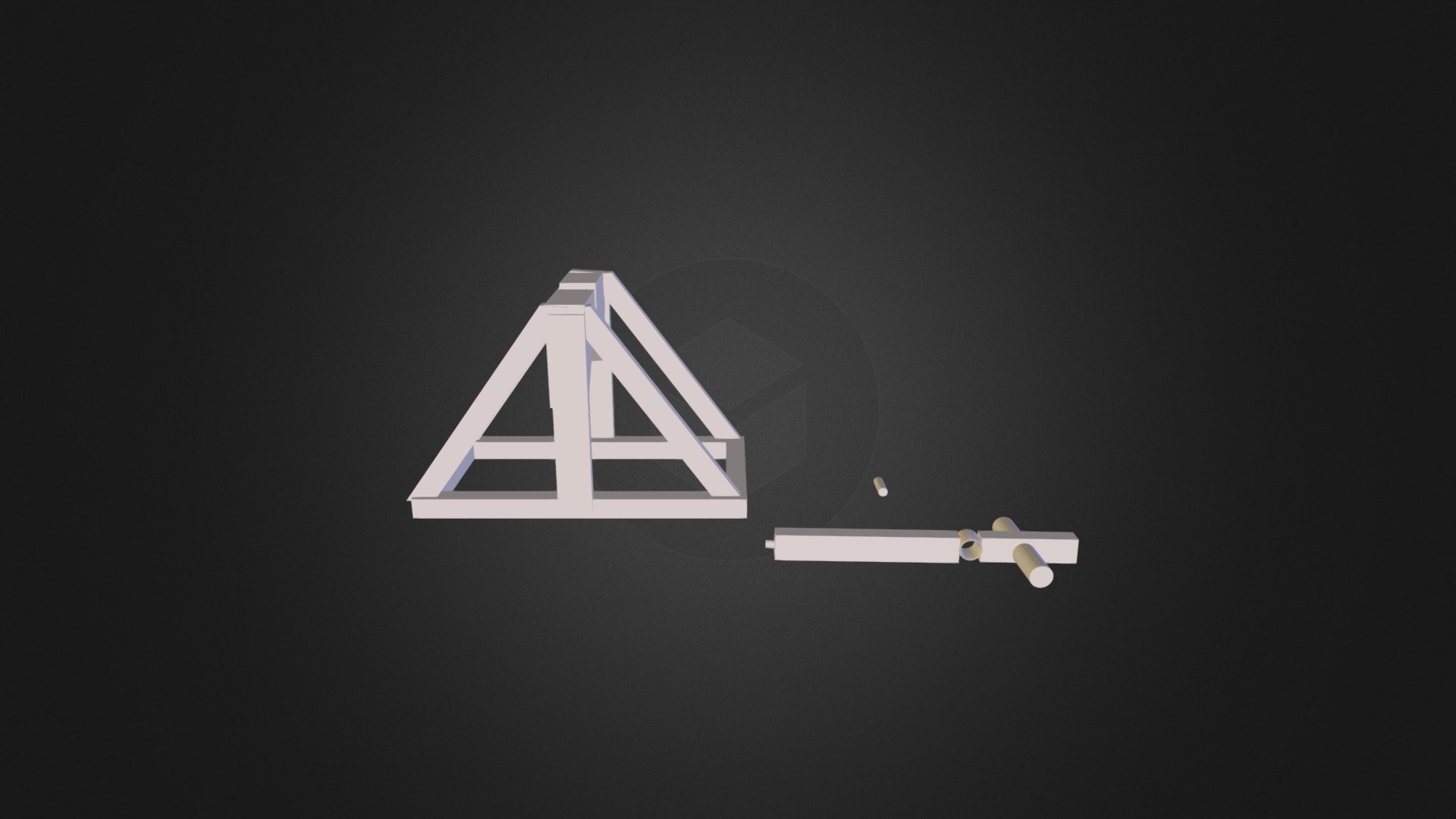 Trebuchet - 3D model by 3dindustries [493d1fe] - Sketchfab