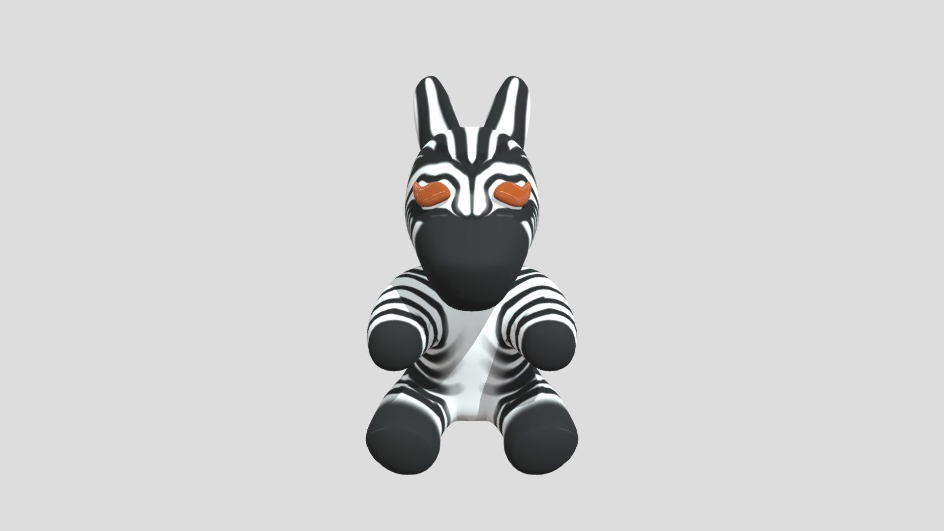 Zebra Plush - 3D model by AM (@Animaker1) [493d477] - Sketchfab
