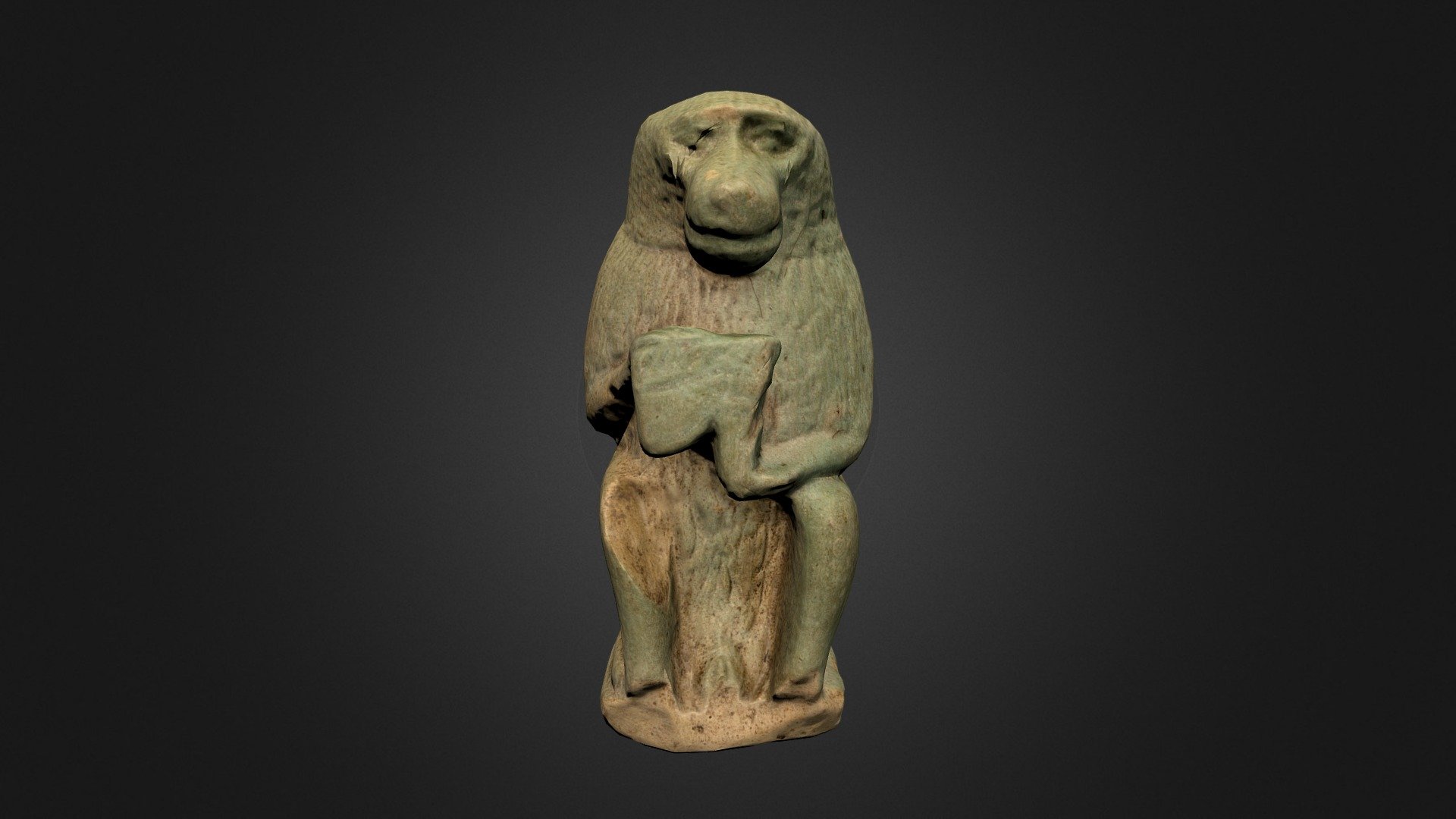 Thoth as baboon - Download Free 3D model by Museum der Universität ...