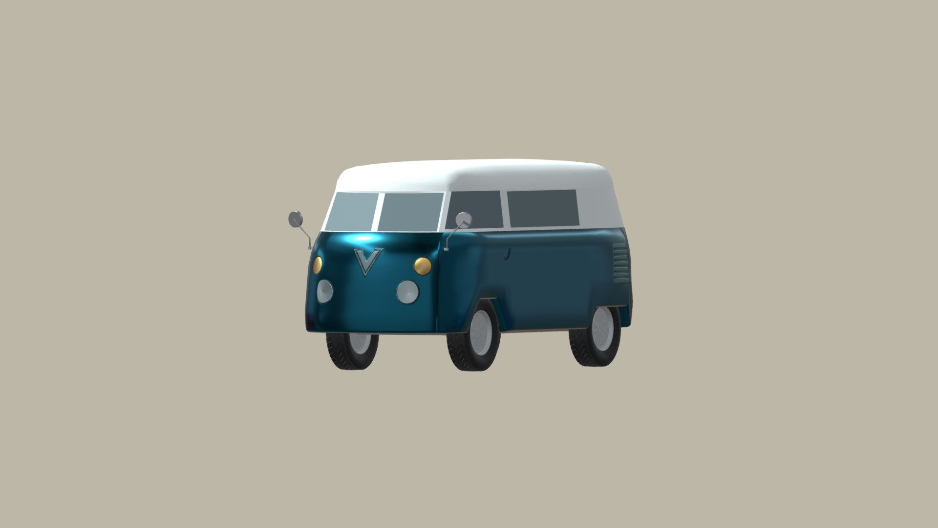 microbus - 3D model by elifketen [4941568] - Sketchfab