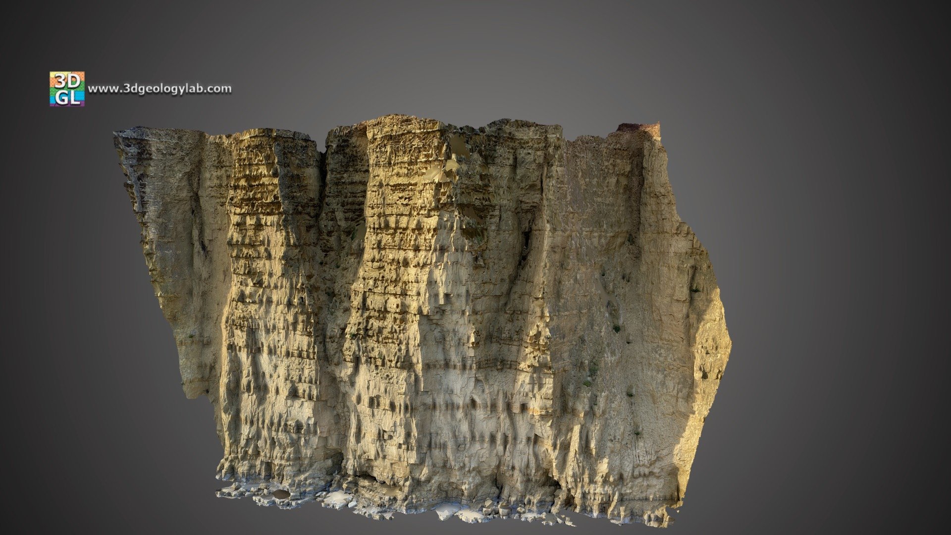 Outcrop (CrGh2) - 3D model by 3D Geology Laboratory (@3DGeologyLab ...