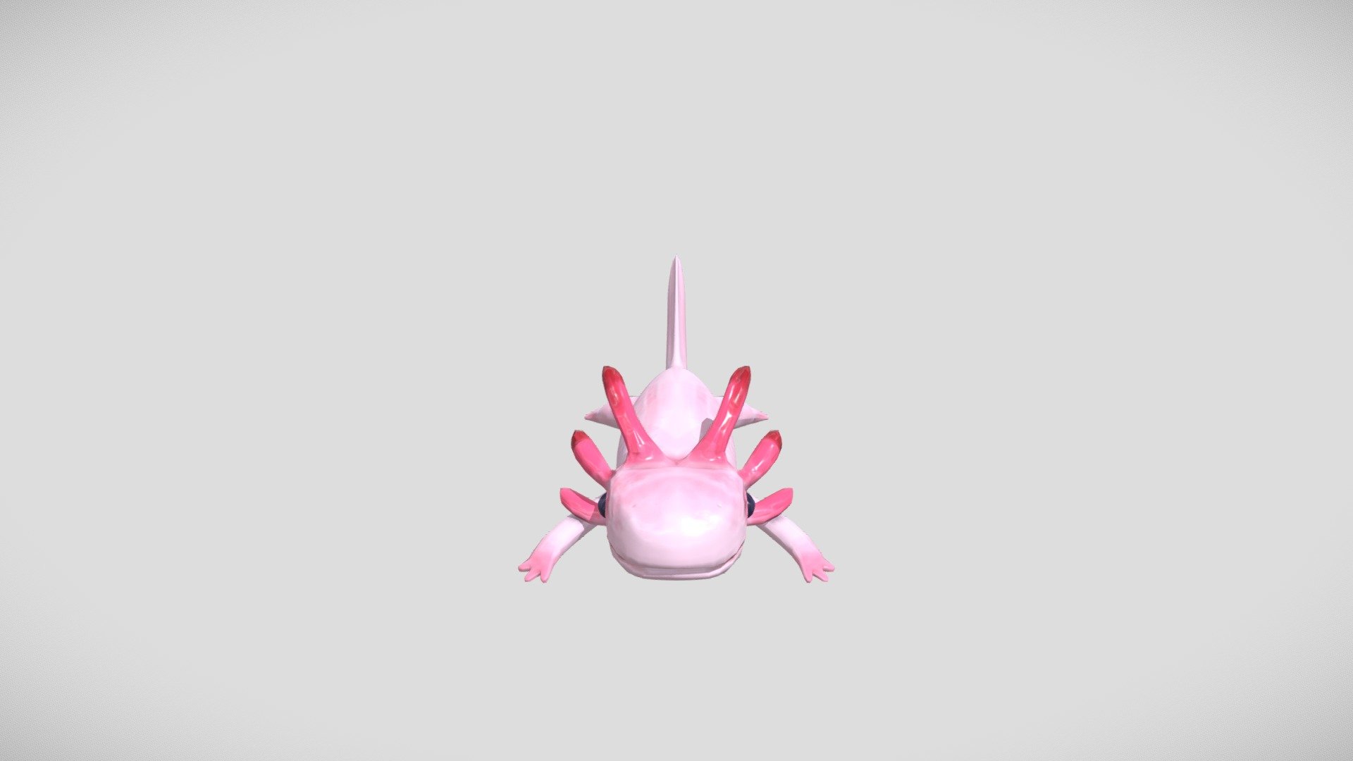 axolotl - 3D model by HyperNutts (@riuzakikun) [4943c46] - Sketchfab