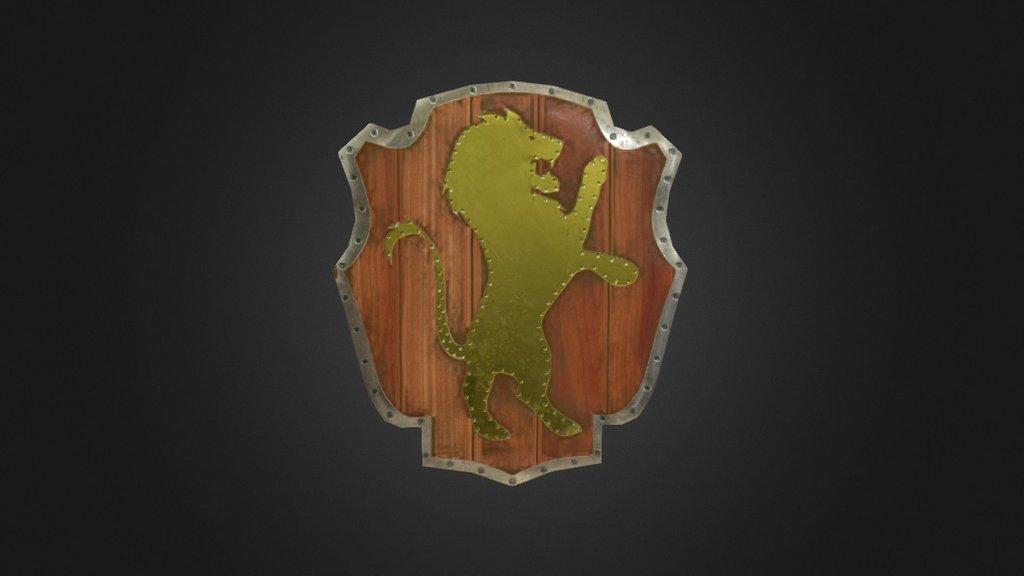 Lion Shield - 3D model by AndreySurnachev [494480e] - Sketchfab