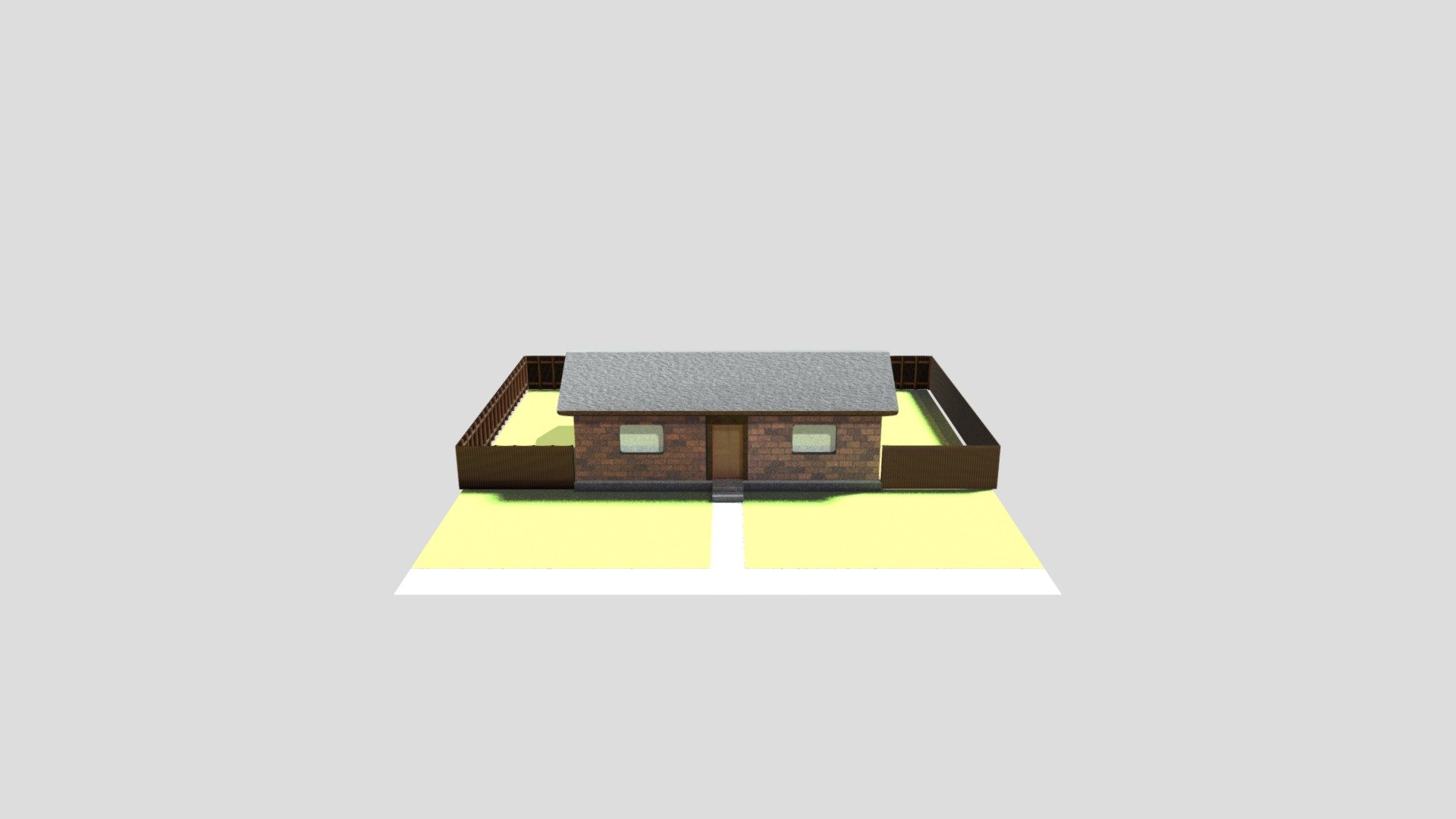 House To UV Map And Apply Procedural Textures - Download Free 3D model ...