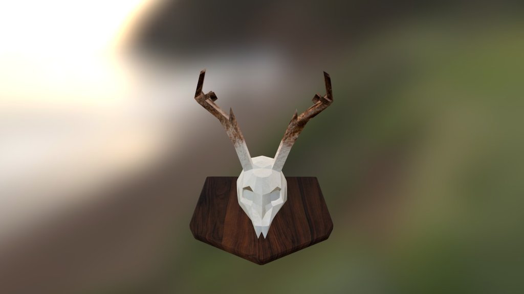 Deer Skull - 3D model by angelicaruiz55.com [4946207] - Sketchfab