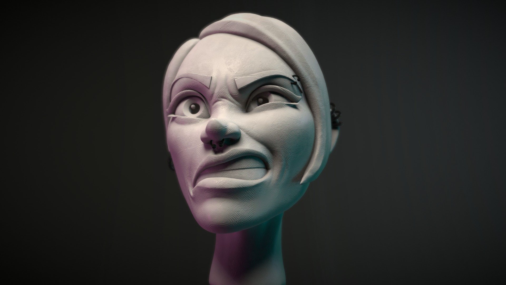 SculptJanuary: Day 10 - Disgust - 3D model by Julien Kaspar ...