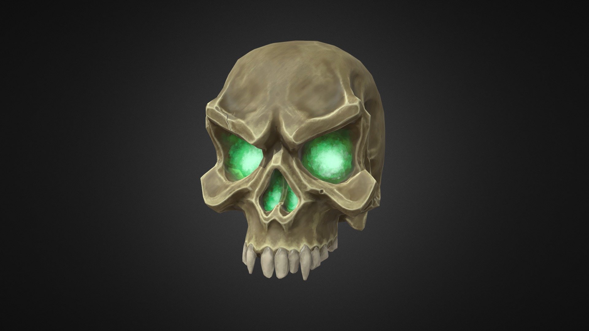 Stylized Skull - 3D model by David Axelsson (@DavidA1) [494856a ...