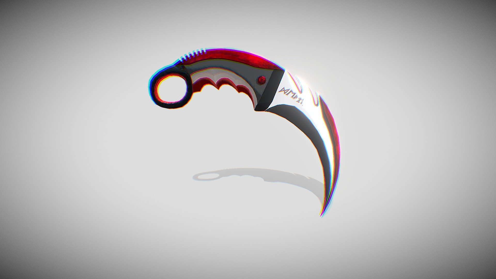Ruby Tipped Karambit - 3D model by HognoseEnjoyer (@keonotosaurus ...