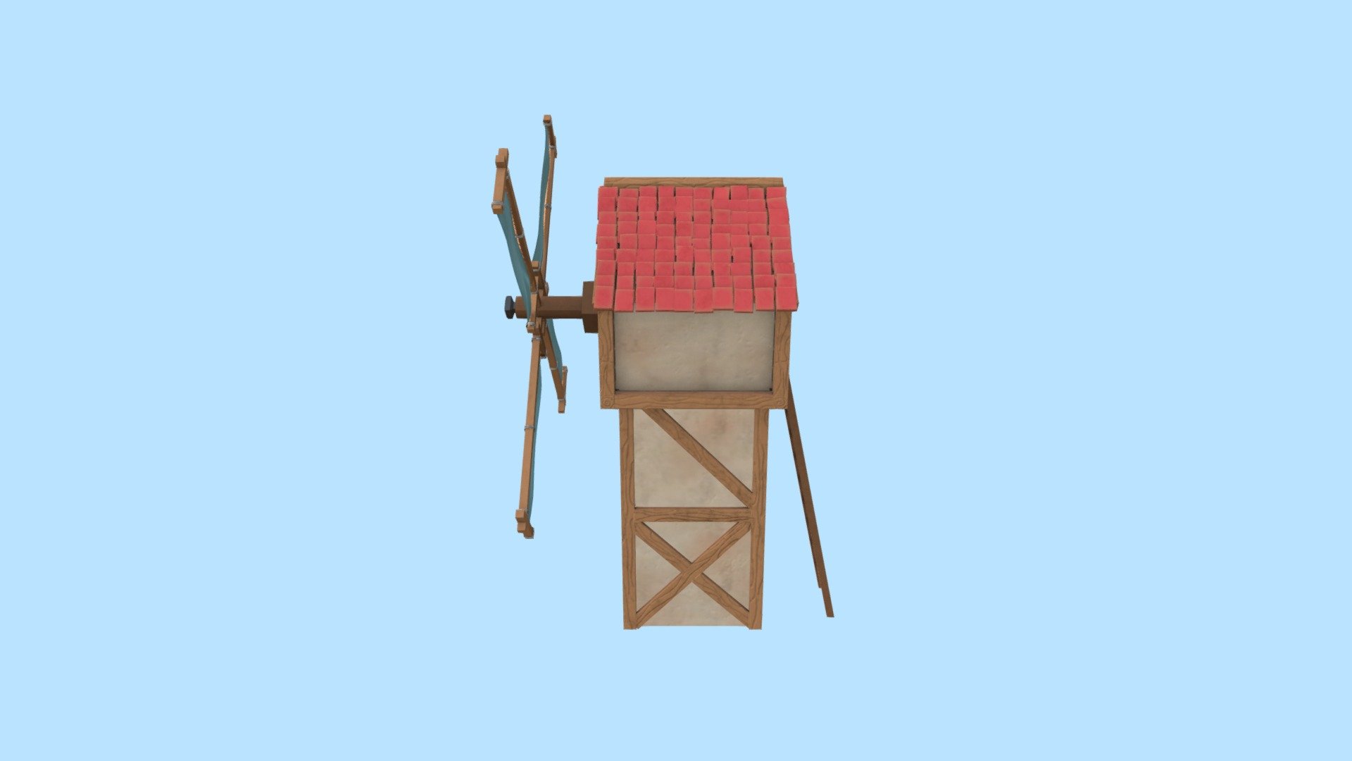 Stylized Windmill - 3D model by agoldstein5 [494923d] - Sketchfab