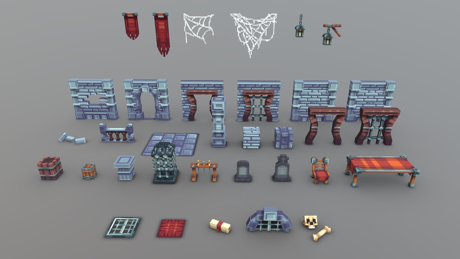 Dungoen mega pack - 3D model by MCMobs.net (@mcmobs) [494ae6e] - Sketchfab