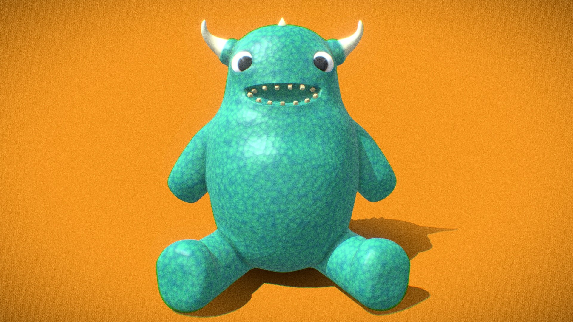 Day 18 - Monster - Download Free 3D model by defnotdan [494b456 ...