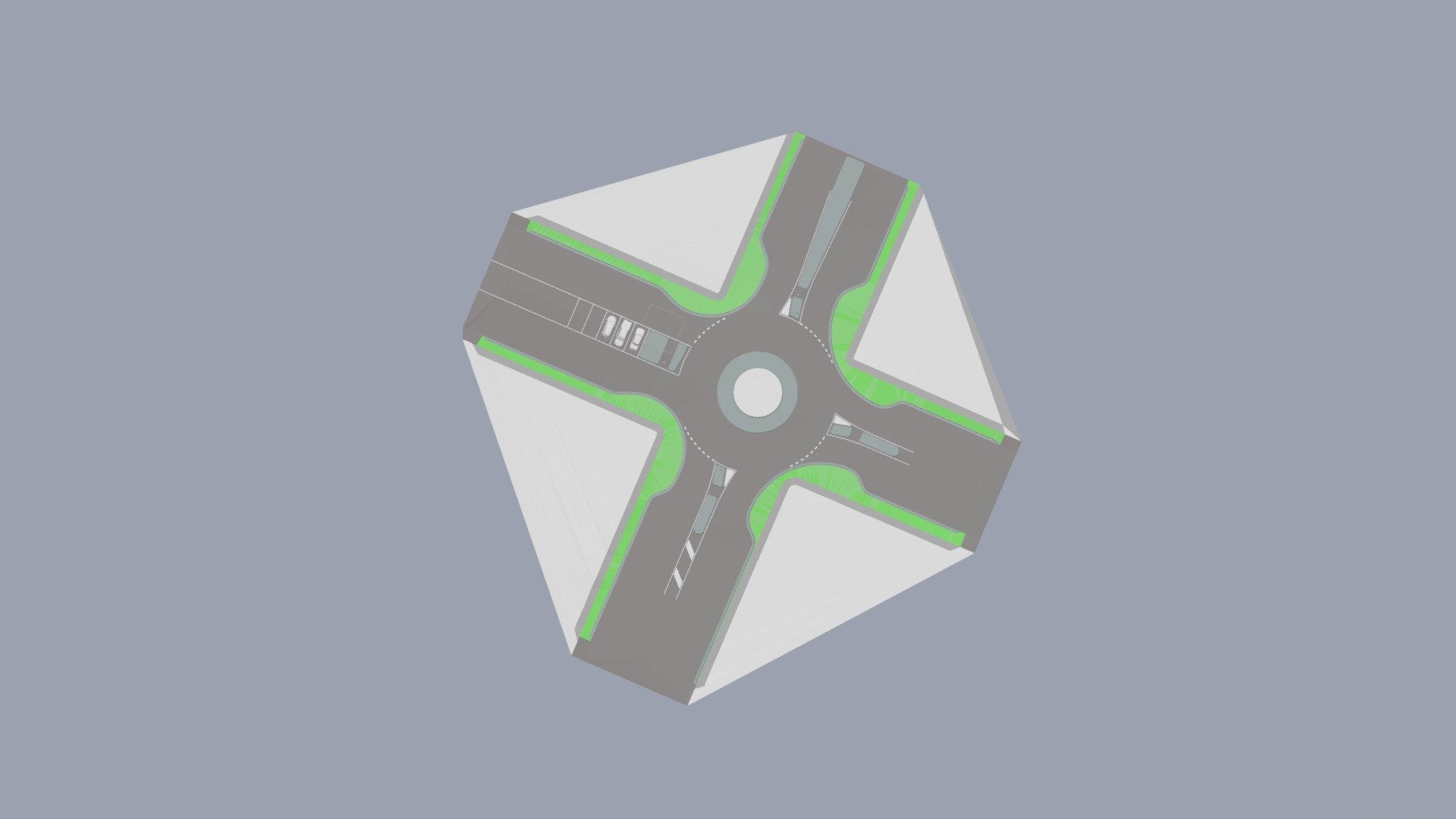 roundabout - 3D model by aleks.ro [494c1bc] - Sketchfab