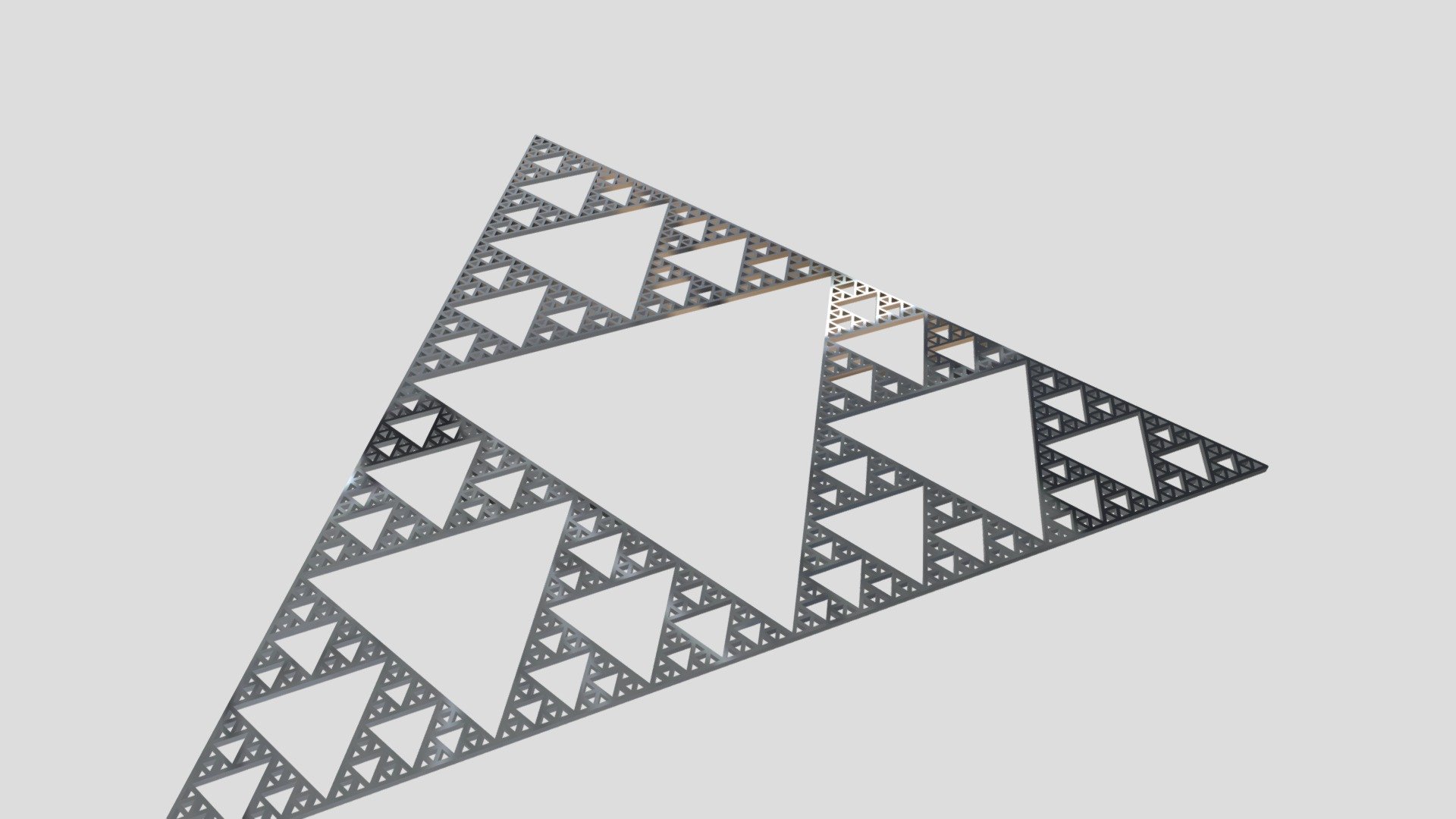 Sierpinski Triangle - Download Free 3D model by wareFLO [494cb44 ...