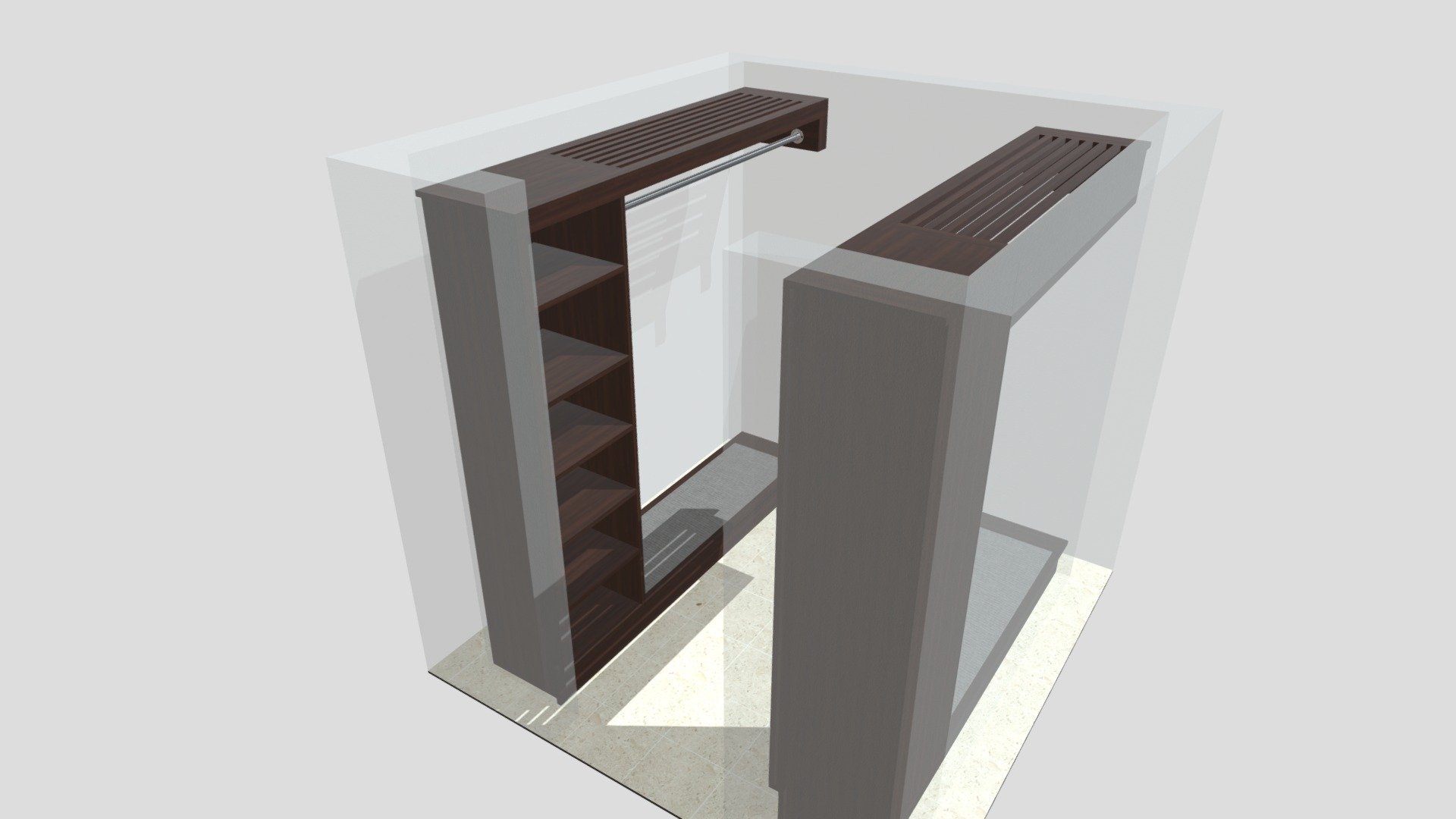 Closet 2 - Download Free 3D model by trijoko.maryadi [494fa60] - Sketchfab