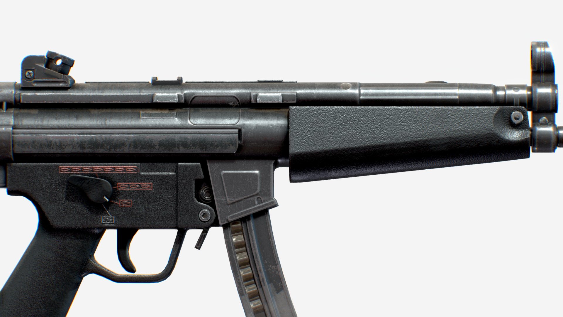 SMG_MP5 - 3D model by ICRCVR [494faee] - Sketchfab