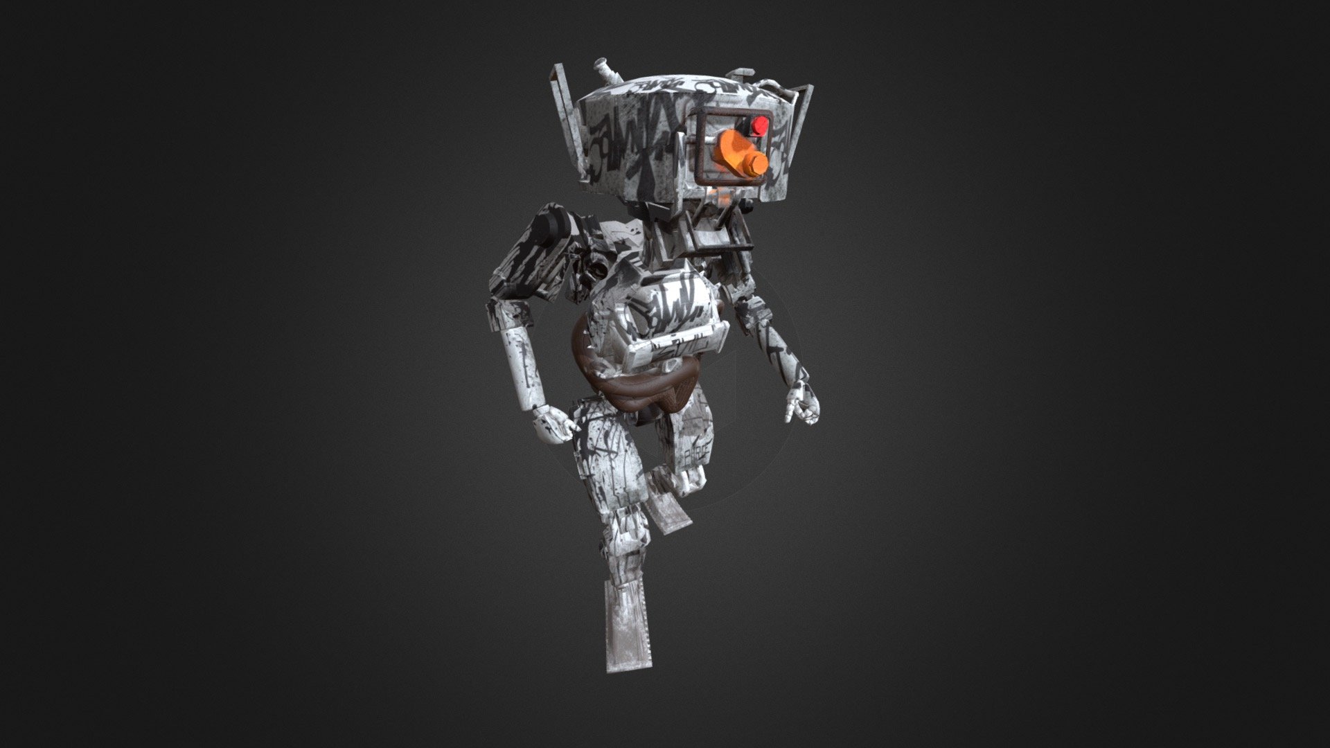 ROBOT Textured Baked+MIXAMO - 3D model by VISUAL ASSAULT (@visual ...