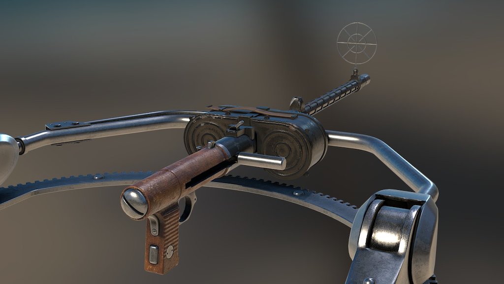 Maschinengewehr “MG 15” - 3D model by Agnieszka [4952862] - Sketchfab