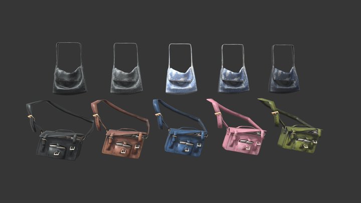 Shoulderbag 3D models - Sketchfab