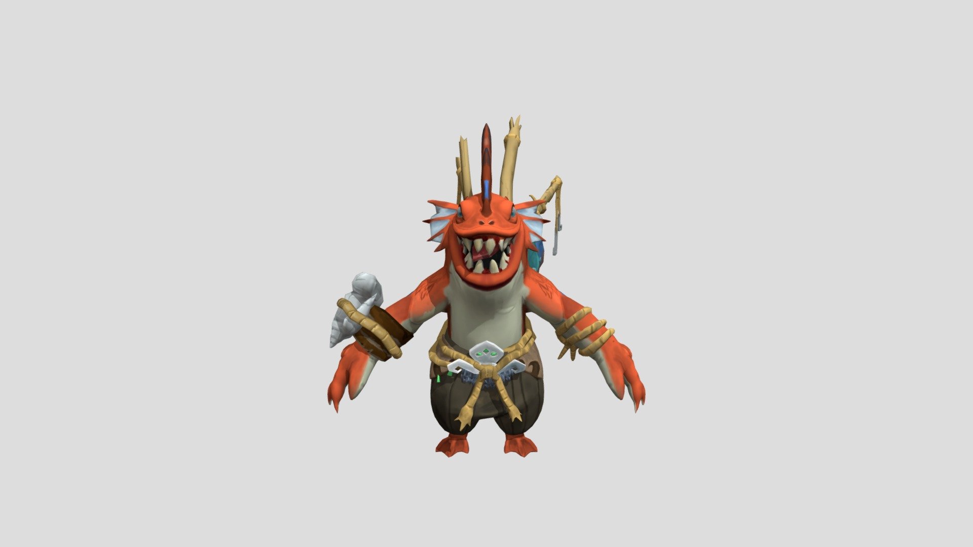 Monster Low Poly - 3D model by diepnguyen (@diepriver18) [495308b ...