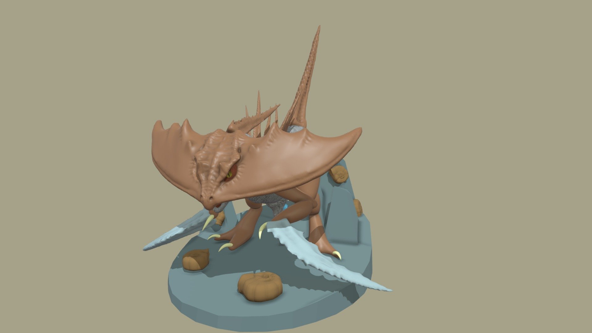 realistic kabutops dio mockup - 3D model by Ulrik_Selvik (@Nemi66 ...