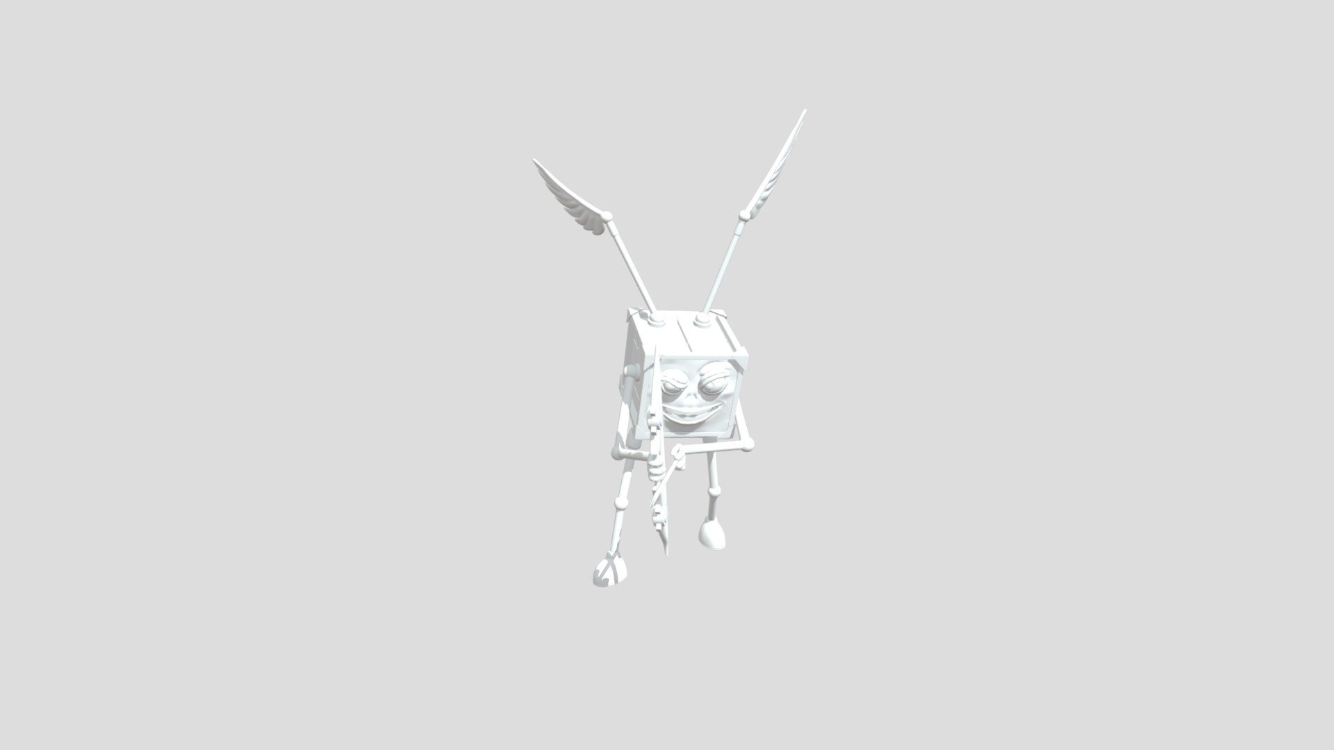 Modron - Quadrone - Geometric Warrior - Download Free 3D model by np ...
