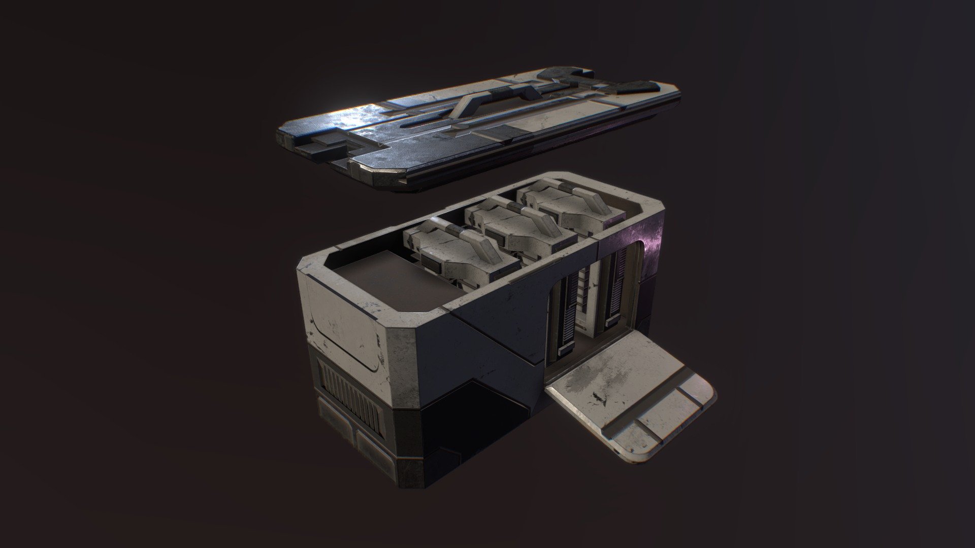 Military Case & Batteries - Download Free 3D model by xylvnking ...