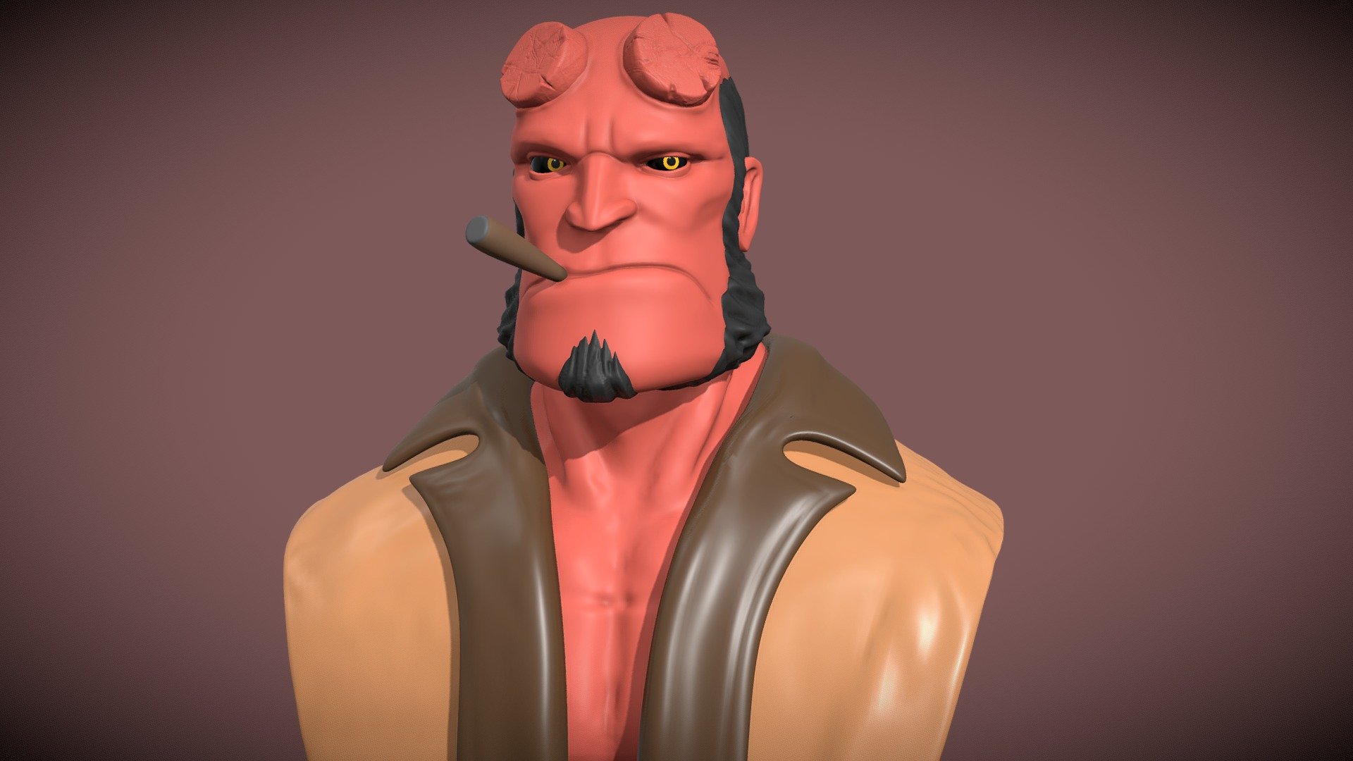 Hellboy - Download Free 3D model by ryad_raba [4955bfe] - Sketchfab