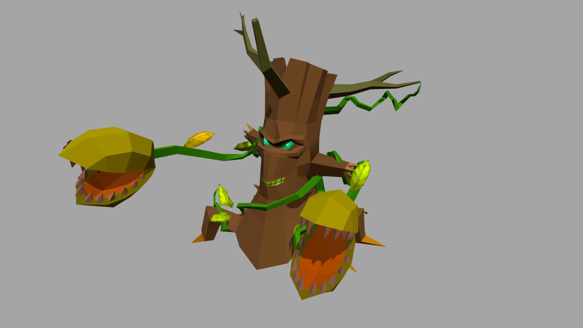 Tree Monster - 3D model by josluat91 [495647c] - Sketchfab