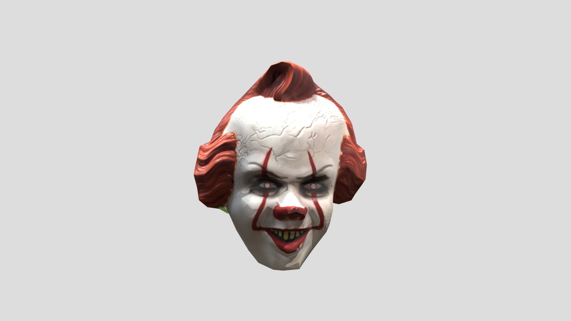 Pennywise (It) Mask - Download Free 3D model by David Wigforss ...