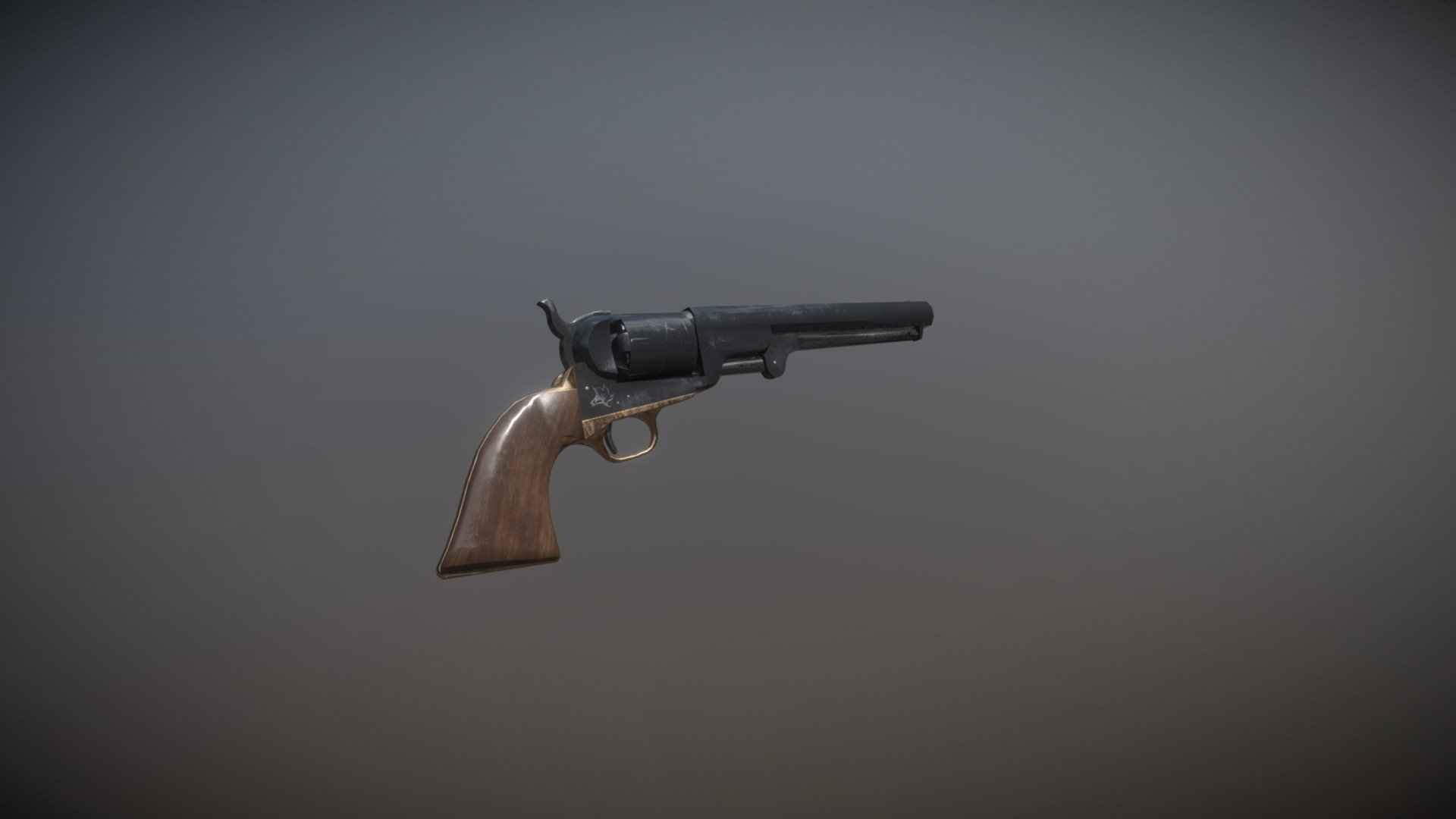 Colt Navy 1851 - 3D model by Daturafel [4957512] - Sketchfab