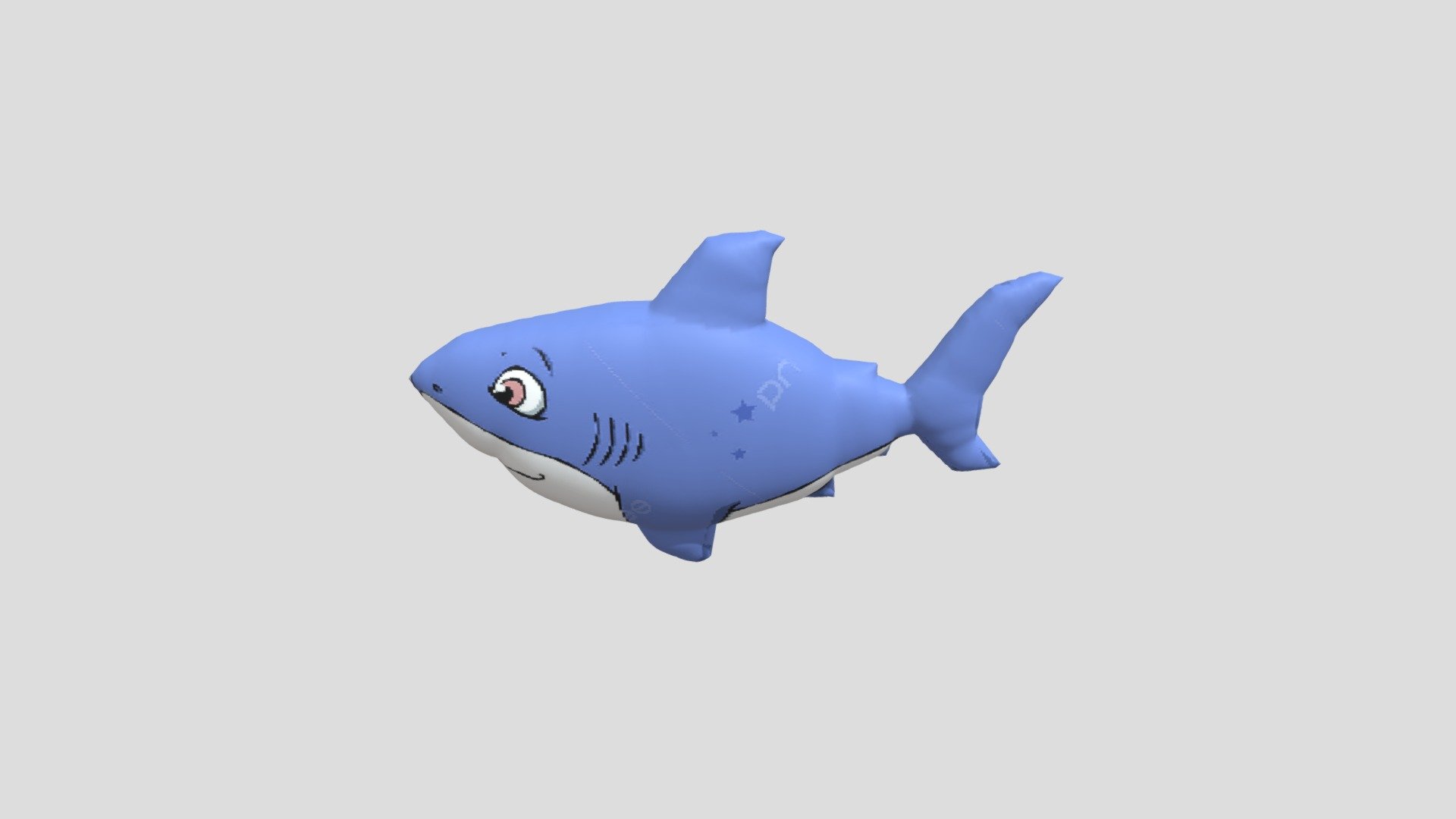 Hiu Biru - 3D model by tasyaaw [4957a81] - Sketchfab
