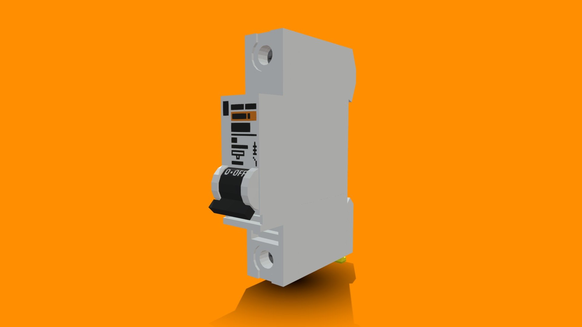 Miniature Circuit Breaker - Download Free 3D model by GeniusPilot2016 ...