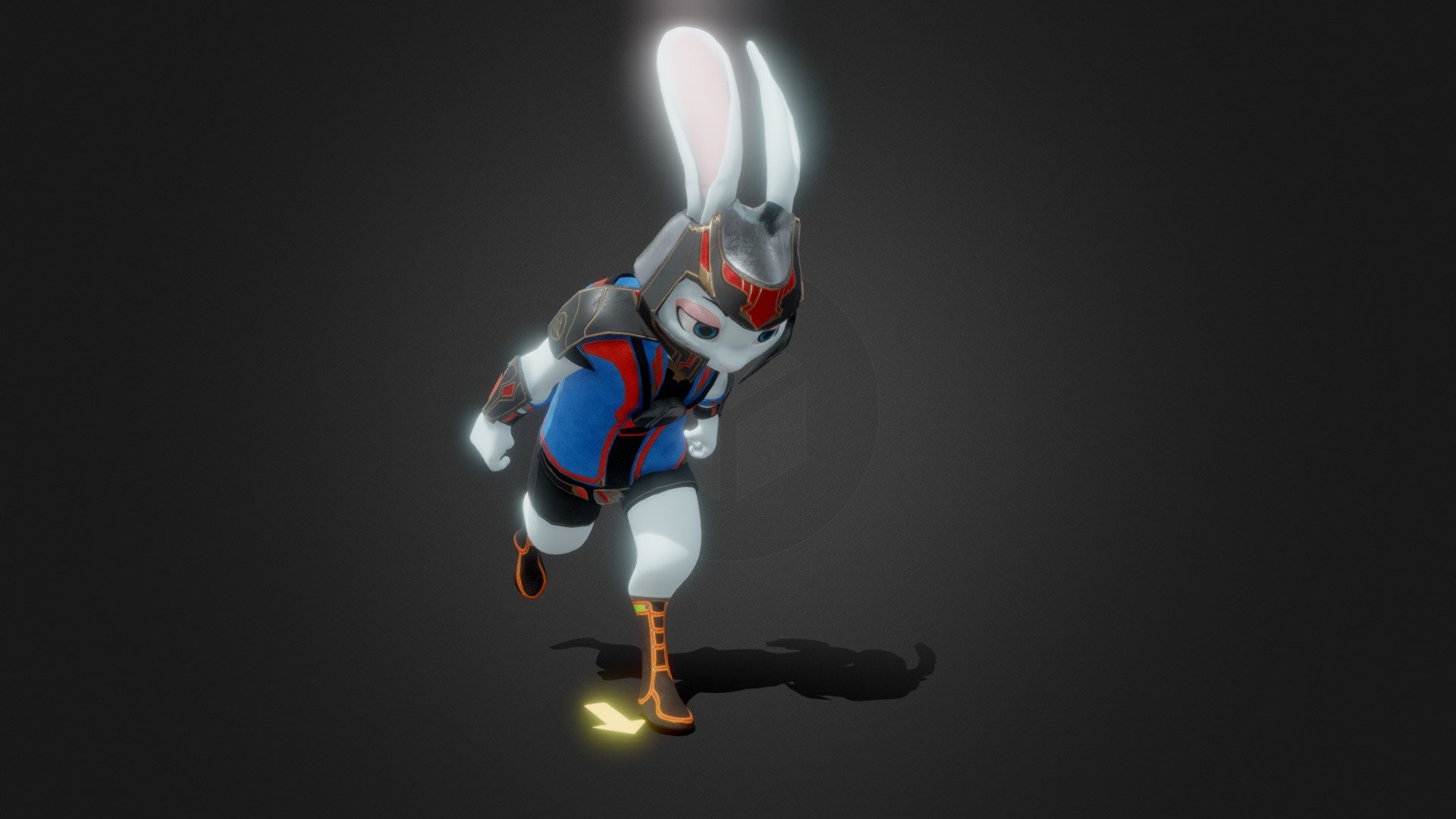 Super Bunny Naruto Run - 3D model by Monhoo [495d371] - Sketchfab
