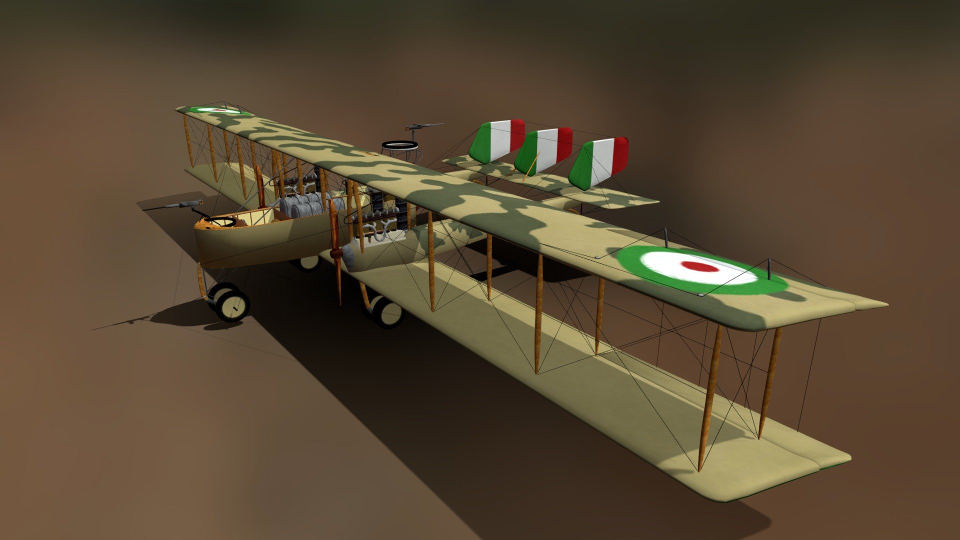 Caproni Ca 3 - Download Free 3D model by helijah [495fcf7] - Sketchfab