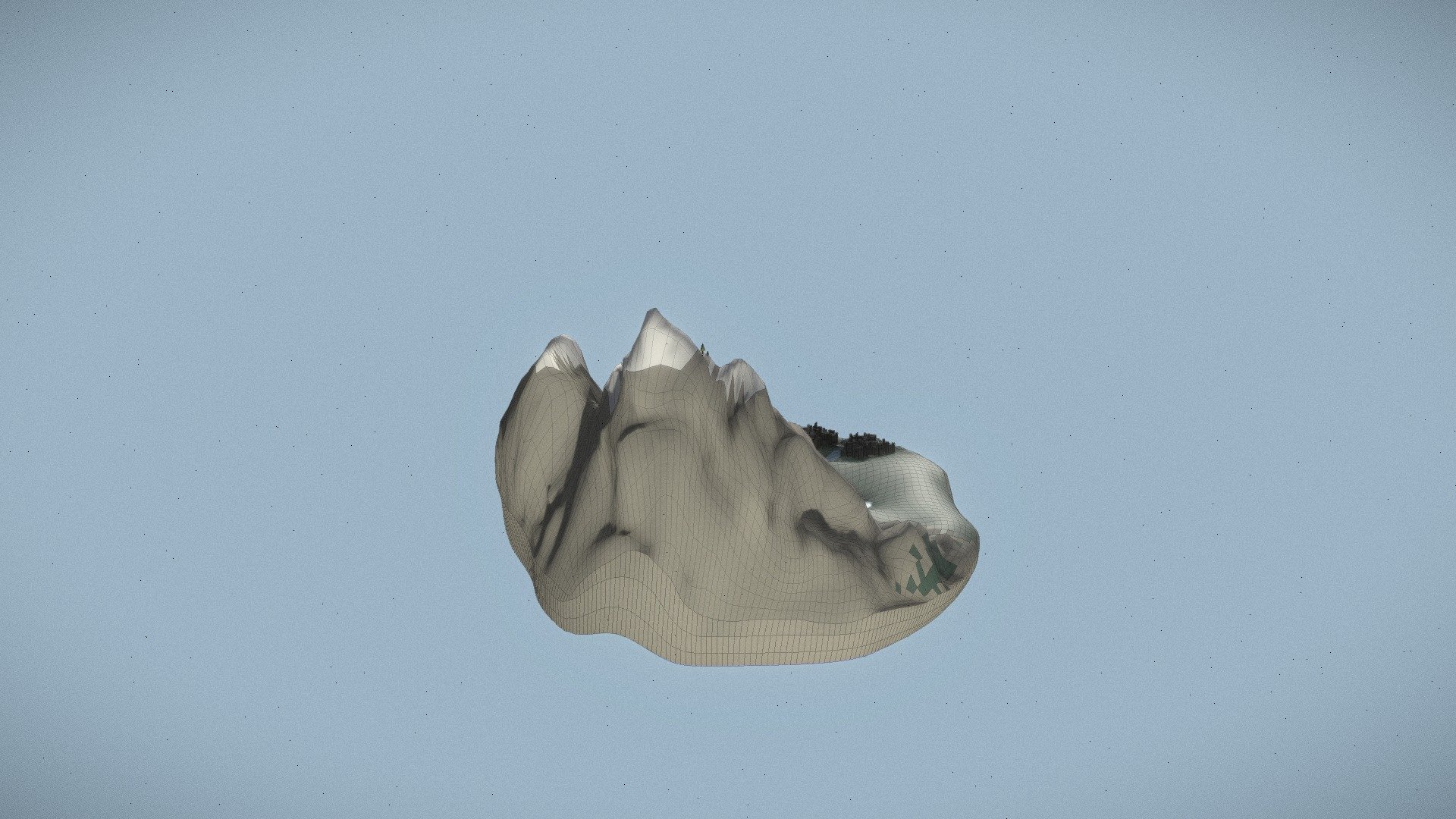 Mountain diorama - 3D model by sofia_25 [49606b9] - Sketchfab