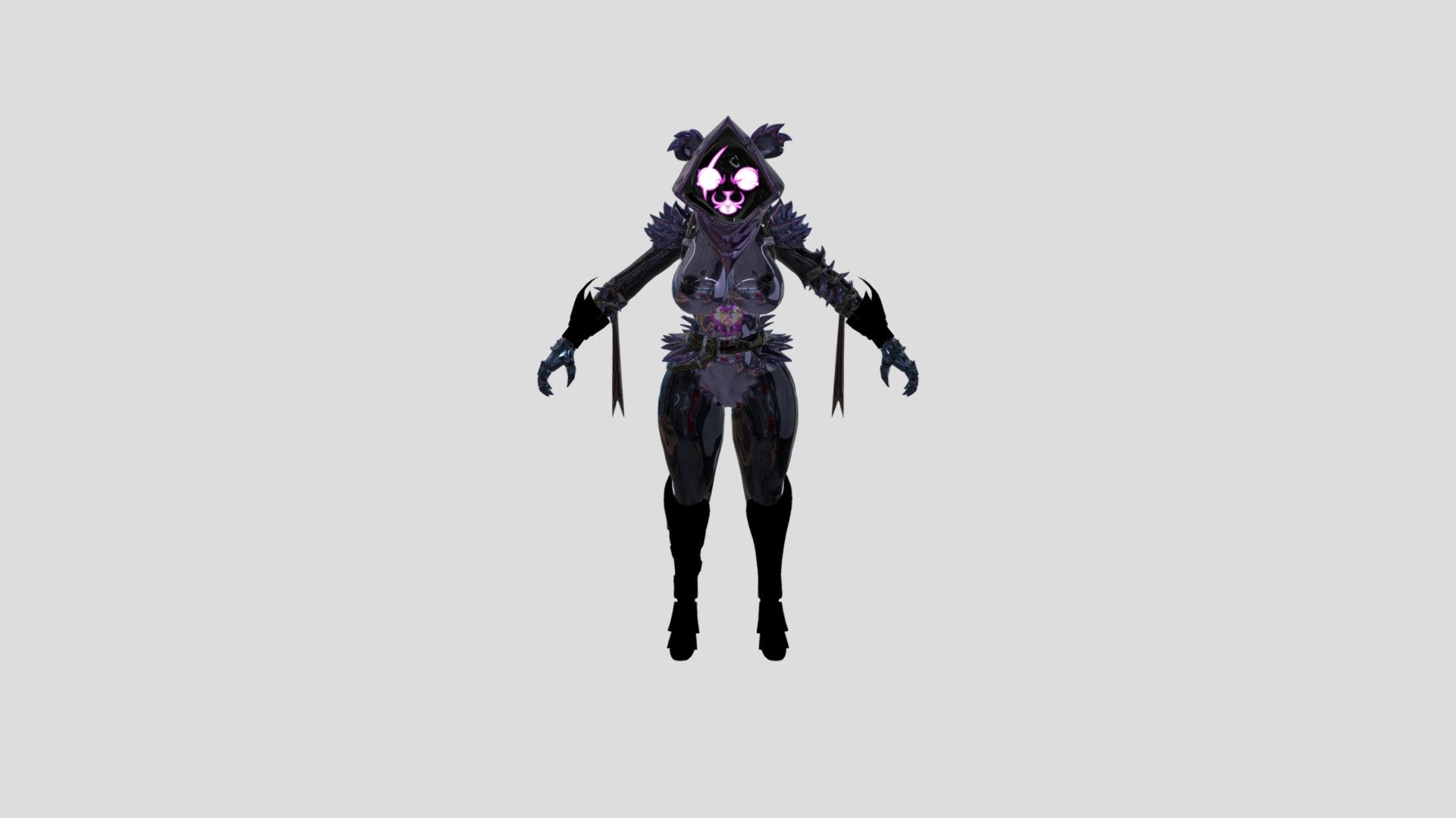 Raven_team_leader From my best friend (@foxyl) - Download Free 3D model ...