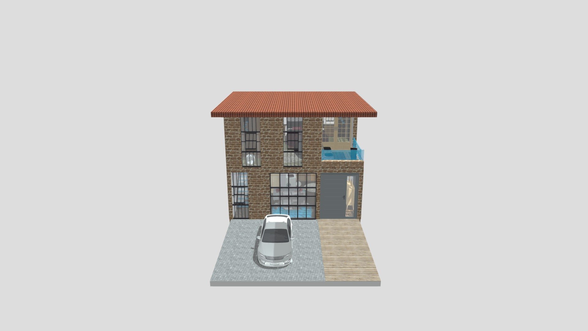 Loft - Download Free 3D model by Home Design 3D (@homedesign3d ...
