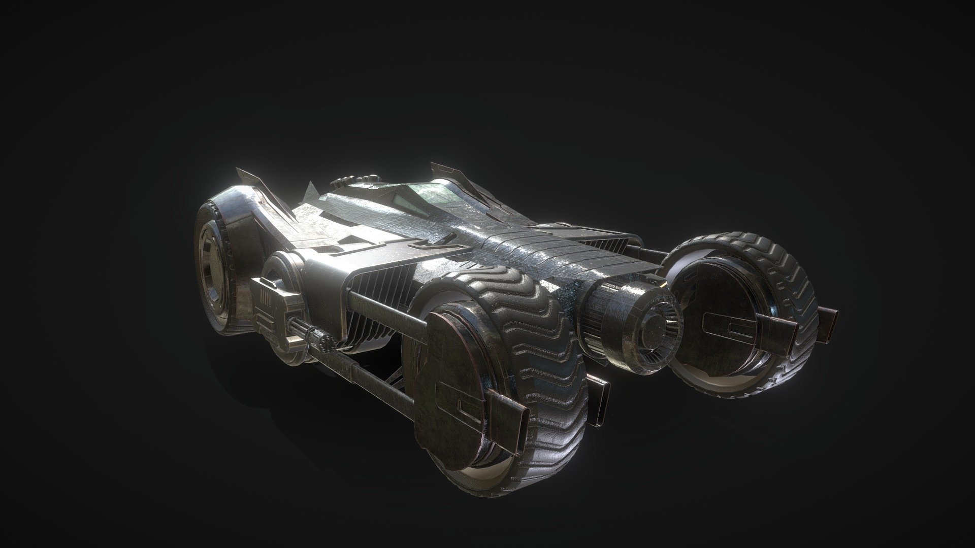 Batmobile - 3D model by cpineda3d [49643df] - Sketchfab