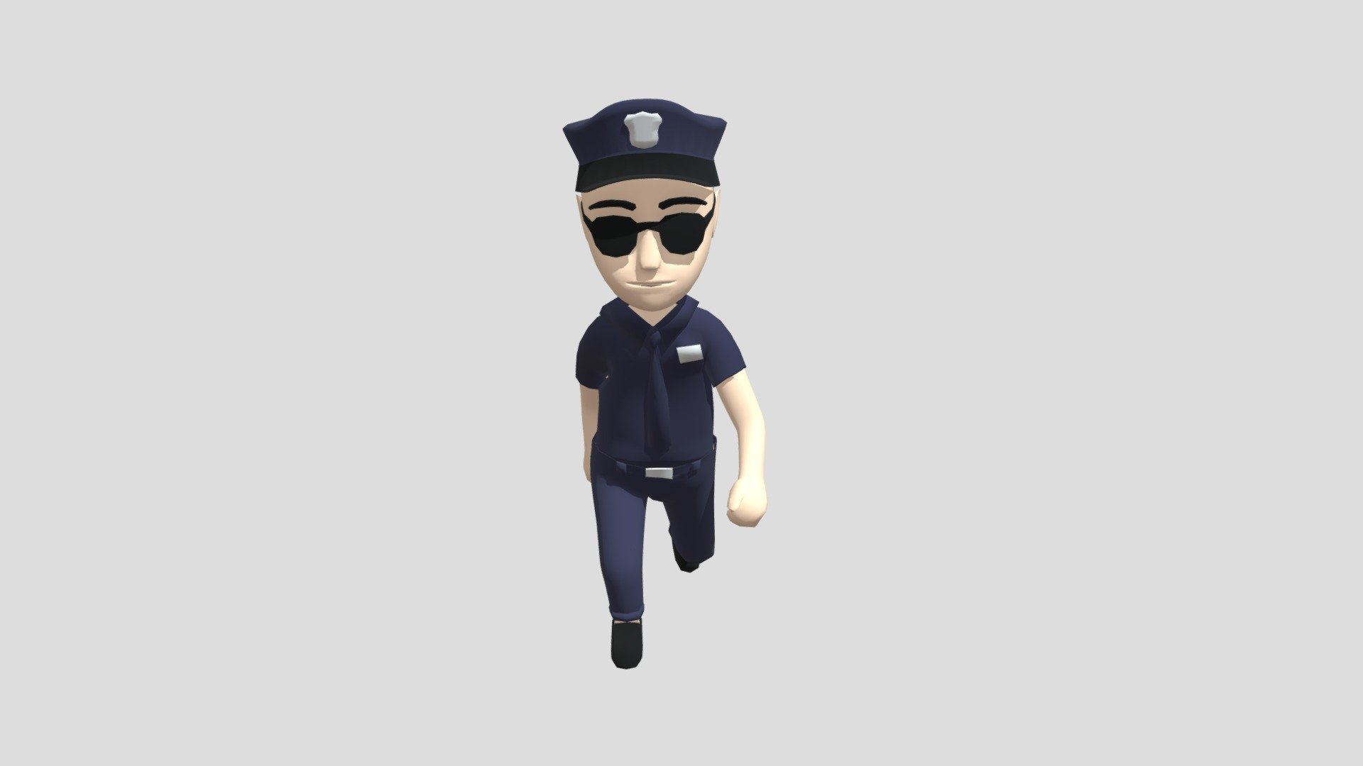Police Man - 3D model by yamalkent [49655fb] - Sketchfab